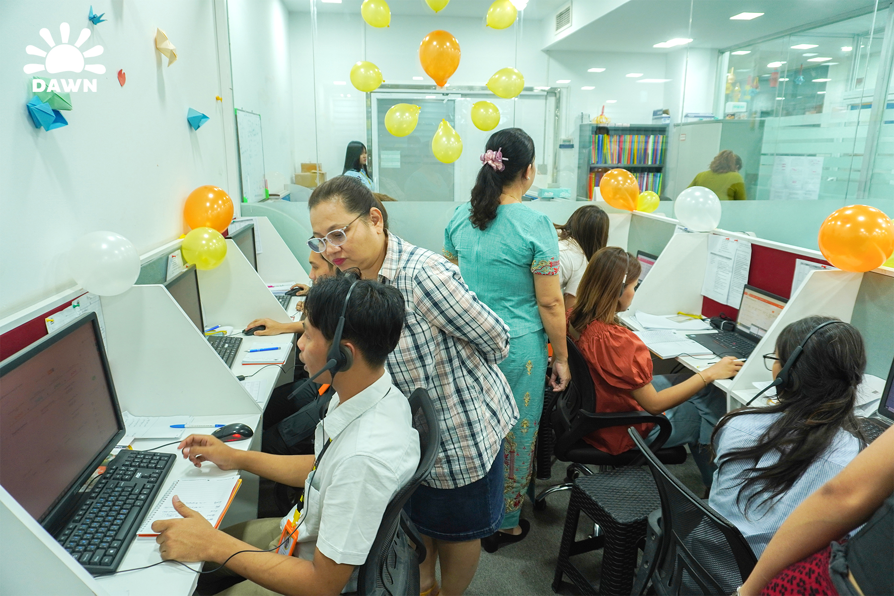 Contract Signing Ceremony for Call Center Service - Early Dawn Microfinance
